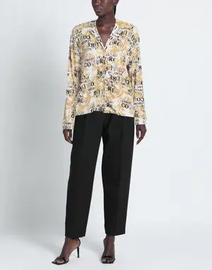 Versace Printed Shirt With Lapel Collar
