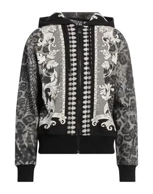 Versace Cotton Blend Sweatshirt With Signature Print