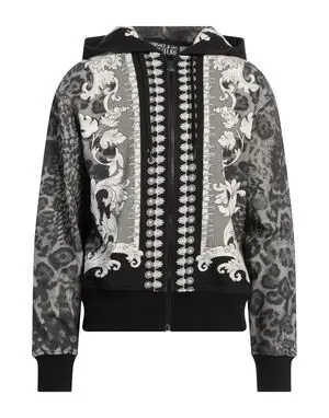 Versace Cotton Blend Sweatshirt With Signature Print