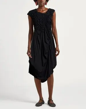 High Midi Dress In Synthetic Jersey