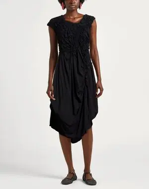 High Midi Dress In Synthetic Jersey