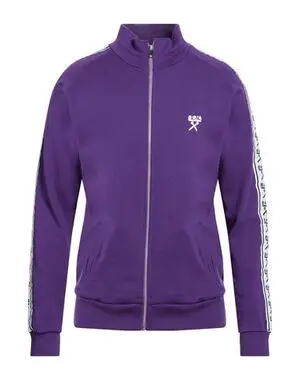 BERNA Cotton French Terry Sweatshirt Purple