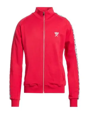 BERNA Cotton French Terry Sweatshirt - Tomato Red