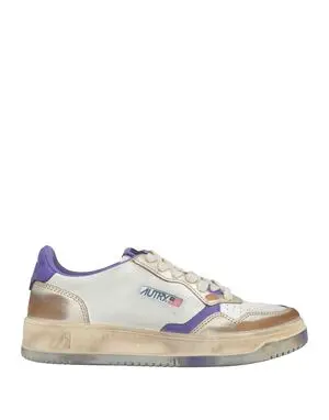 AUTRY Low-top Leather Sneakers - Lilac