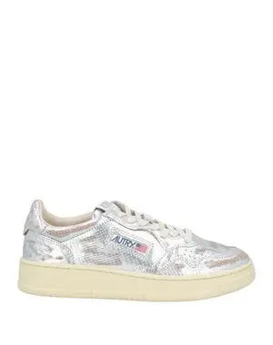 AUTRY Leather Low-top Sneakers - Silver