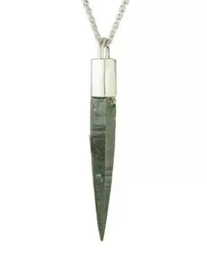PARTS OF FOUR Sterling Talisman Chlorite Quartz Necklace - Silver
