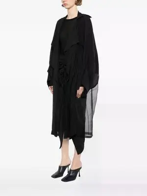 GAZ DE LIN Shirred Coat