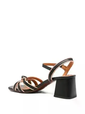 Chie Mihara Leilah Crossover Sandals - Black