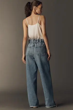 AGOLDE Lyonne High-rise Wide-leg Jeans - Outbreak