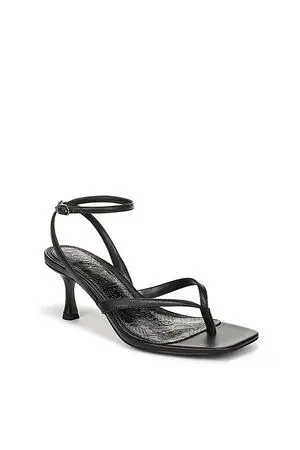 Sam Edelman Paxton Heeled Sandals With Ankle Strap - Black