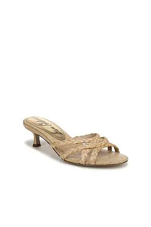 Sam Edelman Strappy Kitten Heel Sandals - Neutral