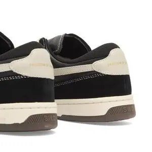 S.W.C STEPNEY WORKERS CLUB Casson S-strike Leather Suede Sneaker - Black