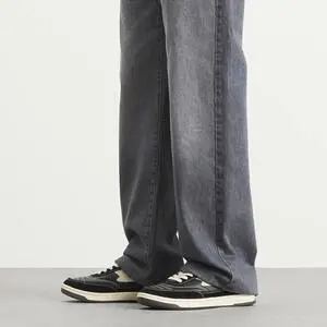 S.W.C STEPNEY WORKERS CLUB Casson S-strike Leather Suede Sneaker - Black