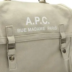A.p.c. Recuperation Messenger Bag - Light Grey