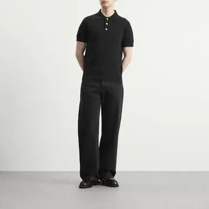 Casablanca Pointelle Monogram Polo