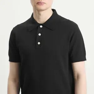 Casablanca Pointelle Monogram Polo