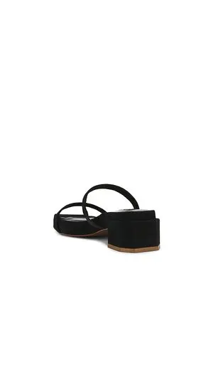 By Far Tanya Suede Sandal - Black