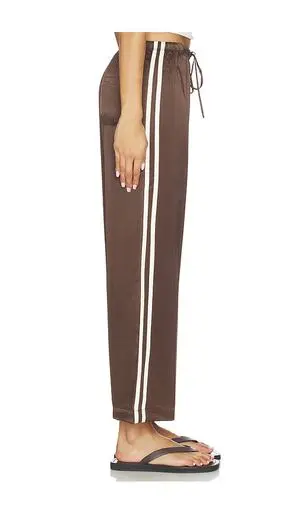 Donni. Silk Stripe Crop Pant