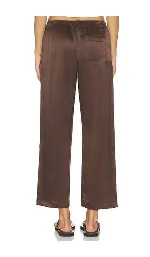 Donni. Silk Stripe Crop Pant