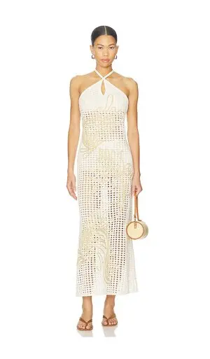 Agua Bendita X Revolve Mabi Crochet Dress - Ivory
