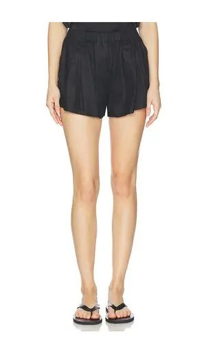 LOVERS AND FRIENDS Caren Linen Short - Black