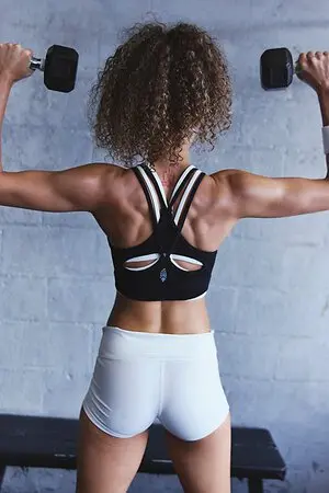 Free People Free Throw Sports Bra - Black