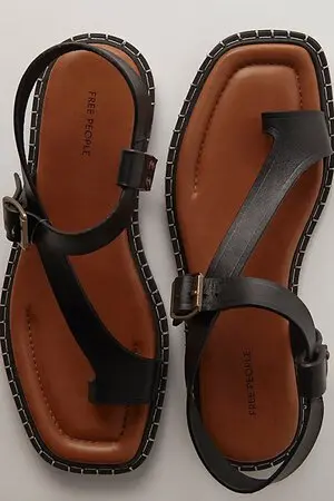 FREE PEOPLE Akira Asymmetric Leather Sandals