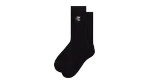 Kith Embroidered Crew Socks - Black