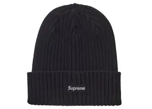 Supreme Overdyed Beanie - Black