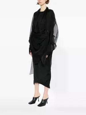 GAZ DE LIN Draped Blouse