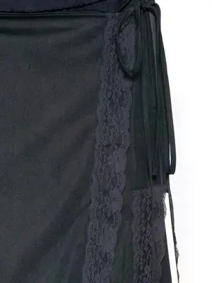 PUSHBUTTON Lace-embellished Trousers