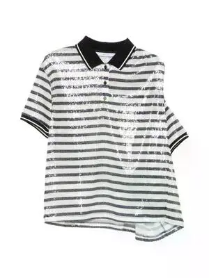 PUSHBUTTON Striped Polo Shirt