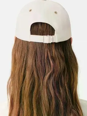 AMI Paris Bicolor Cotton Cap - Neutrals