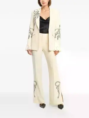Cinq À Sept Cheyenne Ribbon Blazer - Neutrals