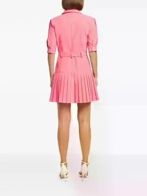 Cinq À Sept Moriah Pleated Mini Dress - Pink