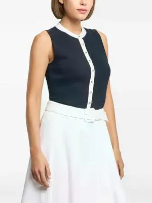 Cinq À Sept Beverly Buttoned Sleeveless Shirt