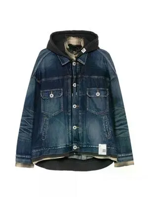 Mihara Yasuhiro Hooded Denim Jacket
