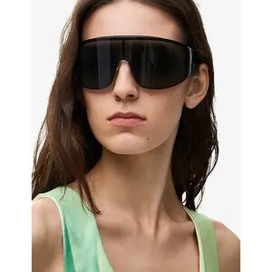Loewe Speed Shield Metal Sunglasses - Black