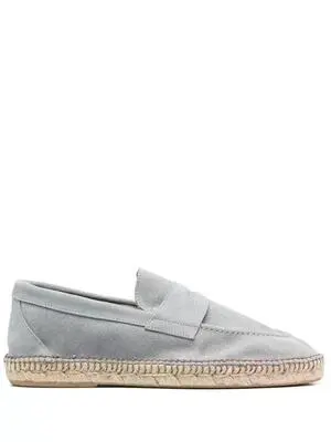 Eleventy Suede Penny Espadrilles