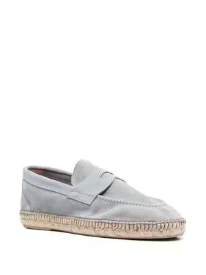 Eleventy Suede Penny Espadrilles