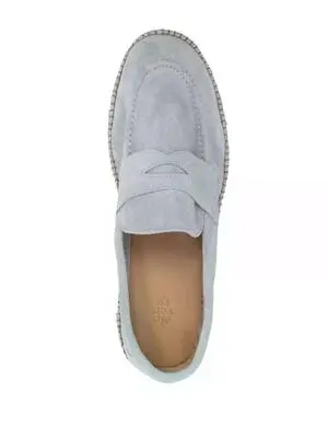 Eleventy Suede Penny Espadrilles