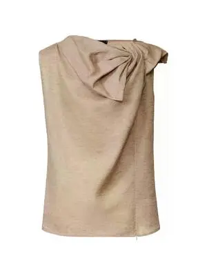 Fabiana Filippi Drape Sleeveless Top