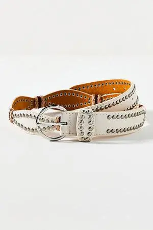 8 Other Reasons Studded Belt - Cream