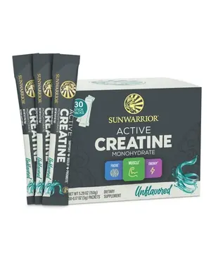 SUNWARRIOR Us Active Creatine Unflavored 150g Pop Box - No Color