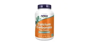 NOW FOODS Calcium Carbonate Powder - No Color