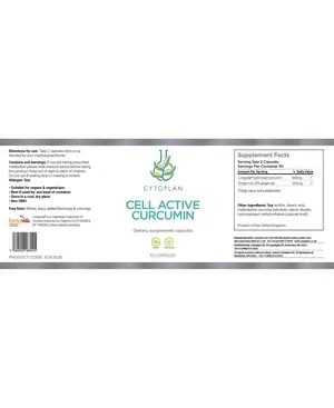 CYTOPLAN Cell-active Curcumin Plus 60 Usa