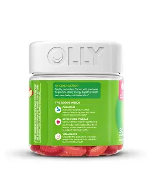 OLLY Now Foods Metabolism Rings Snappy Apple