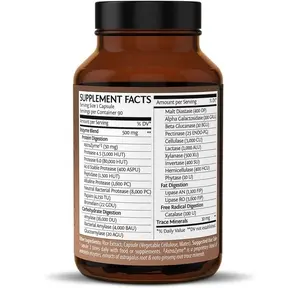 SUNWARRIOR Digestive Enzymes Enzorb Capsules - No Color
