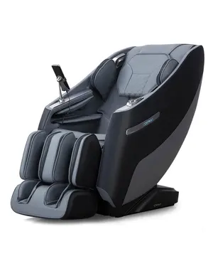 COSTWAY Zero Gravity Sl Track Full Body Massage Chair With Waist Heating & Airbag Massage - Black