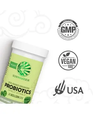 SUNWARRIOR Probiotics Plant Grows To 100 Billion Cfu - No Color
